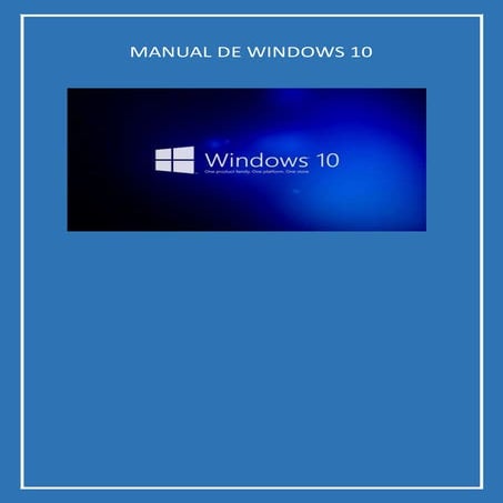 Manual de windows 10 | DOCX