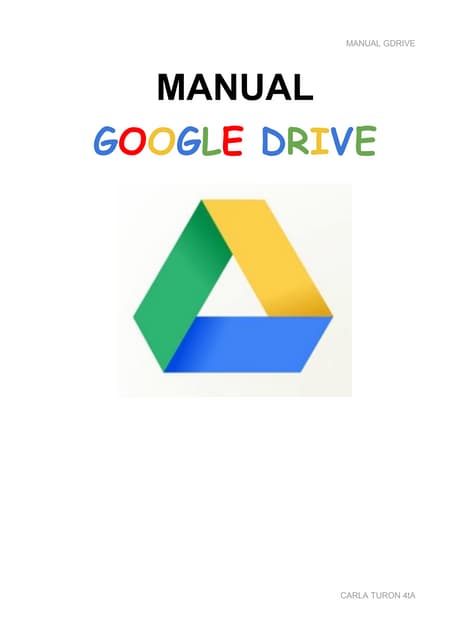 Minimanual del drive | PDF
