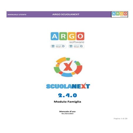 Manuale Argo genitori | PDF