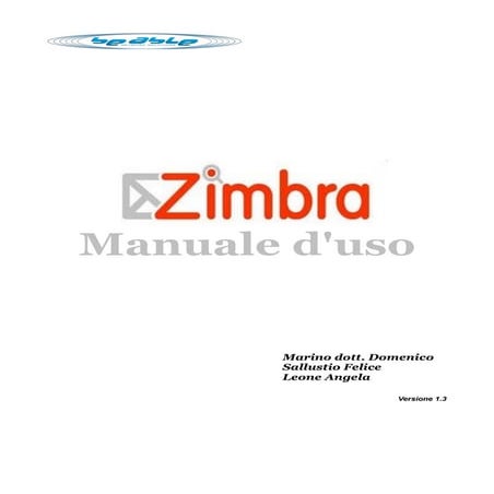 Manuale Zimbra | PDF
