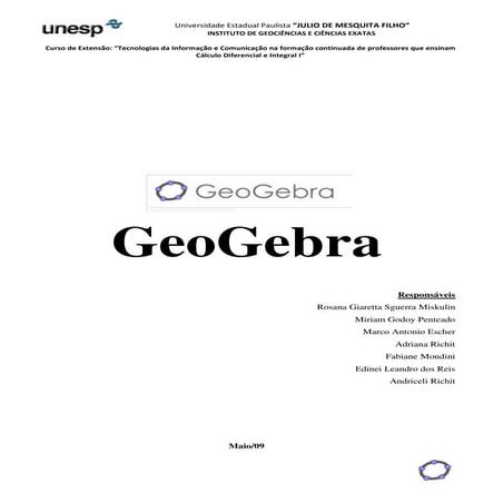Manual Geo Gebra Unesp Pdf