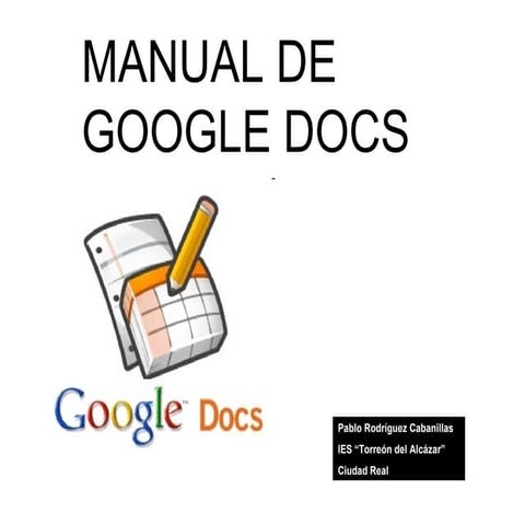 Manual Google Docs | PPT | Technology & Computing