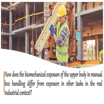 RISK ASSESSMENT IN MANUAL MATERIAL HANDLING OF TEXTILE INDUSTRY | PDF