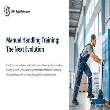 Effective Manual Handling Training and Safety Risk Assessment | PPTX