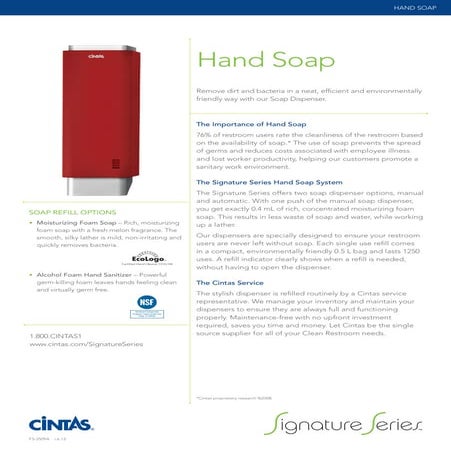 Manual Hand Soap | PDF