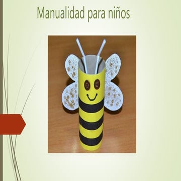 Manualidad Para Niños Pptx Art And Photography Books And Literature