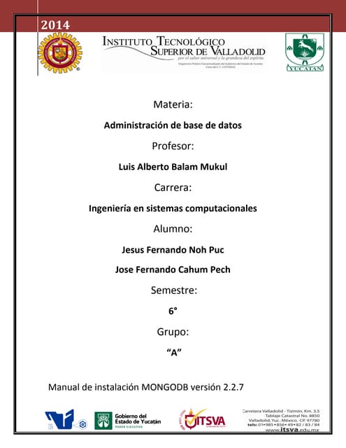 Instalacion Nosql Mongodb Pdf