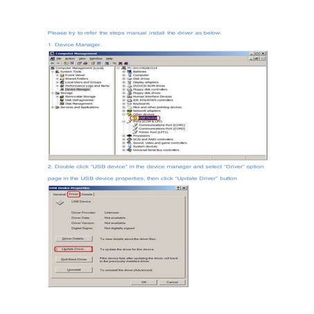 Manual install the driver for probe | PDF