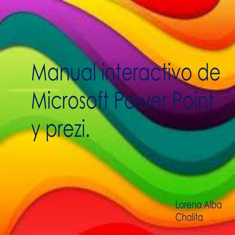 Manual interactivo de microsoft power point y prezi | PPTX