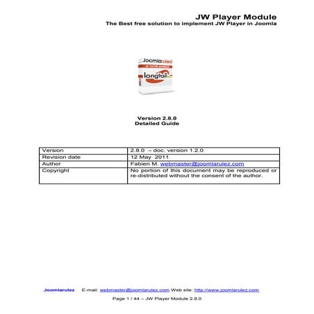 Manual jwplayer | PDF