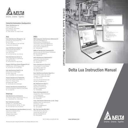 manual de programacion lua dopsoft para HMI delta | PDF