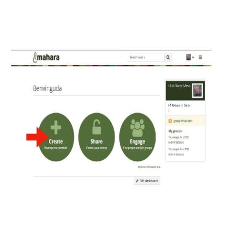 Manual mahara | PDF