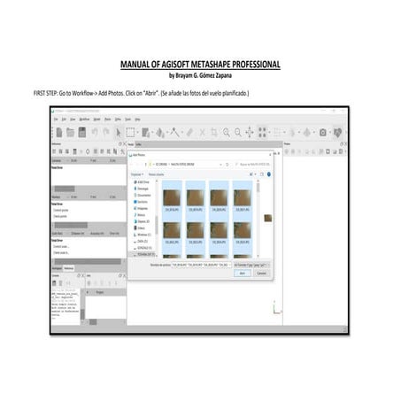 Manual of Agisoft Metashape Professional | PDF