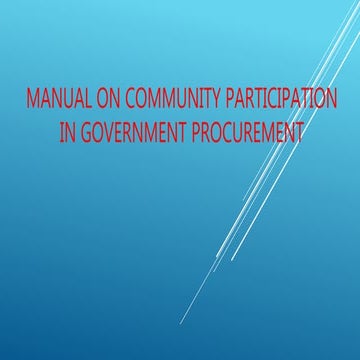Manual on community participation in government procurement.pptx