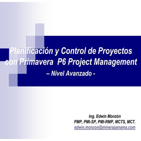 Manual p6 avanzado libre | PDF