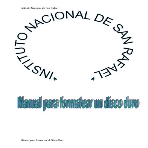 Manual para formatear un disco duro | PDF