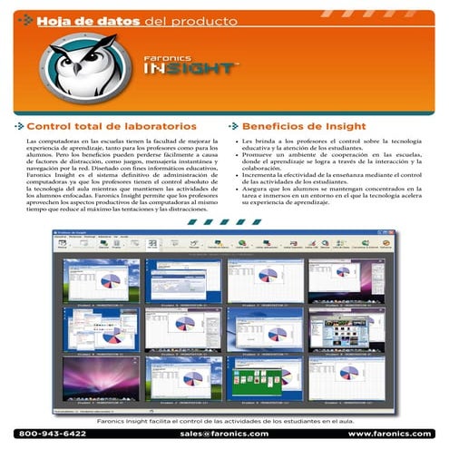 Manual par uso de programa faronics insight. | PDF