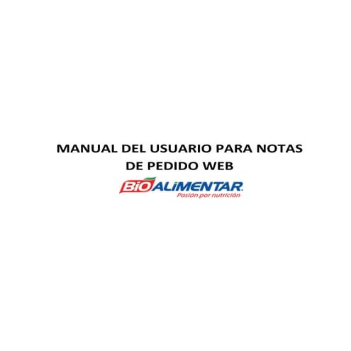 Manual pedido | PDF