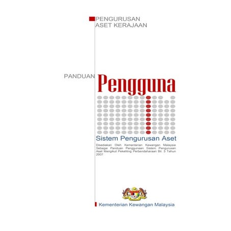 TAKLIMAT pengurusan aset tak alih MYSPATA KPM | PPTX