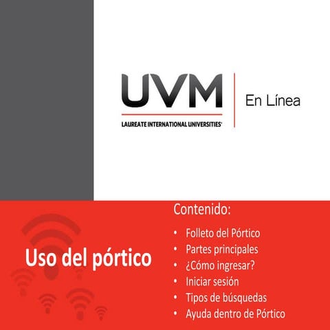 Manual portico uvm | PDF