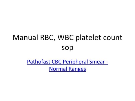 Final neubauer chamber by Pandian M, Dept of Physiology, DYPMCKOP, MH | PPS