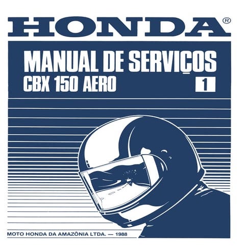 Manual de serviço supl cbx250 | PDF