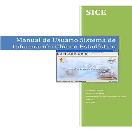 Manual sice v5.0 | PDF