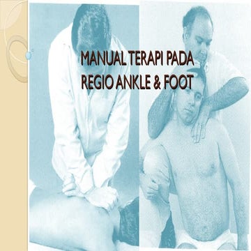 FISIOTERAPI MANUAL TERAPI PADA REGIO ANKLE.ppt