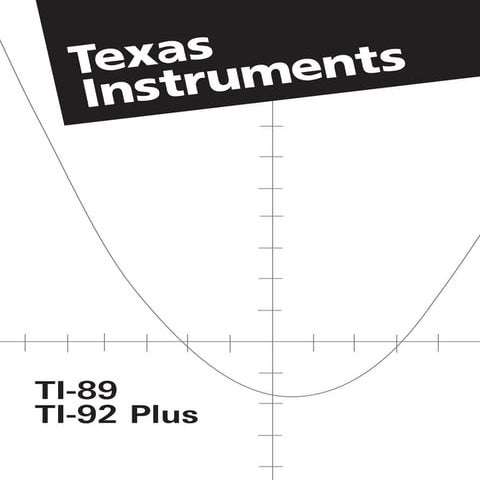 Manual ti 92 | PDF