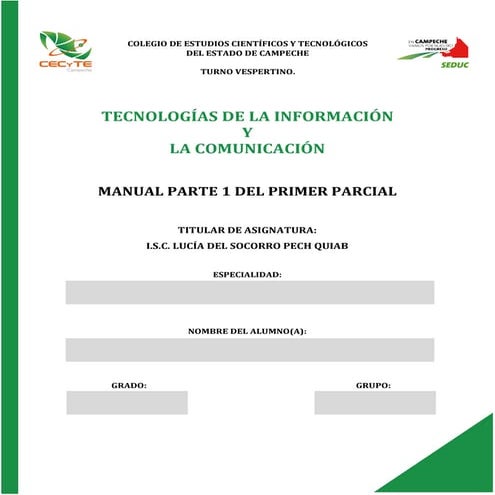 Manual tic parte1 | PDF