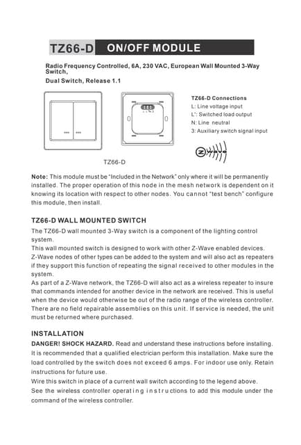 Honeywell 5802mn-install-guide | PDF | Technology & Computing