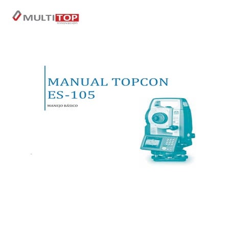 Manual topcon 105 | PDF