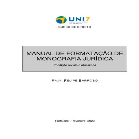 MODELO DE MONOGRAFIA PRONTA- MODELO ABNT 2025 ATUALIZADO | PDF