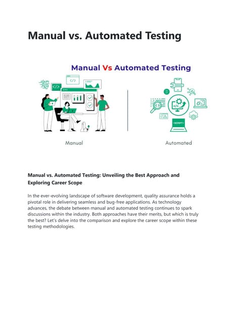 Manual Vs Automated Testingpdf
