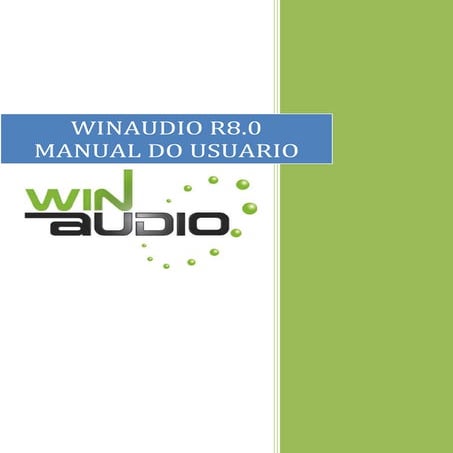Manual winaudio R8 revisado | PDF