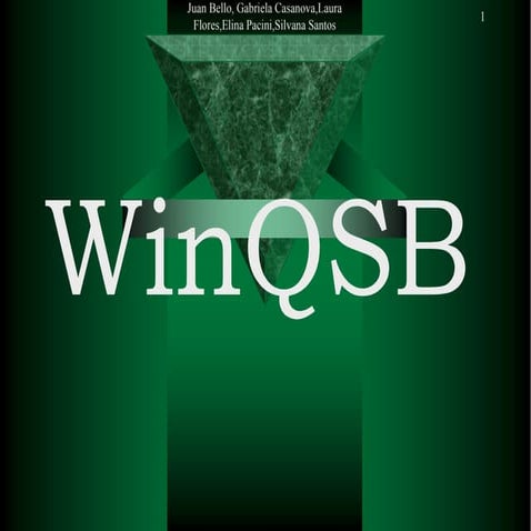 Manual win qsb | PDF