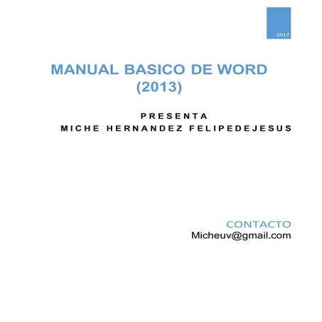 Manual word 2013 | DOCX