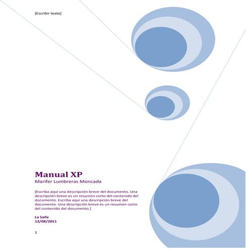 Manual basico de word y windows xp | PDF