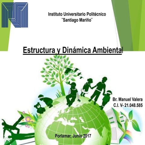 PRESENTACION DE DIAPOSITIVA DE LA ECOLOGIA Y EDUCACION AMBIENTAL | PPTX