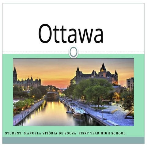 Intercâmbio - ottawa. apresentação de slides | PPT