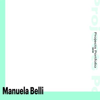 Manuela Belli | project portfolio | PPT