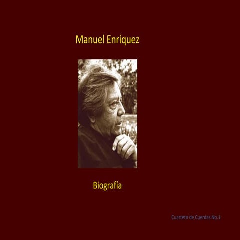 Manuel Enriquez - Biografia | PPS