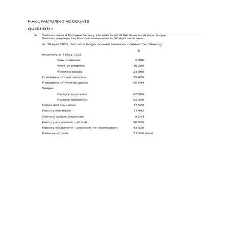 MANUFACTURING ACCOUNTS PRACTICE QUESTIONS.pdf