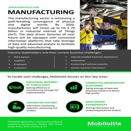 Manufacturing Flyer | Mobiloitte | PDF