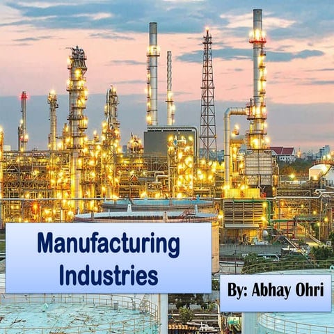 Manufacturing industries | PDF