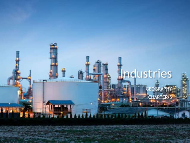 INDUSTRIES FOR CLASS 8 | PPTX