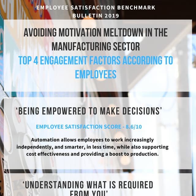 Top 4 Engagement Factors for Manufacturing Employees | PDF