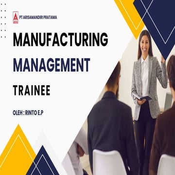 Manufacturing Management Trainee to free | PPTX