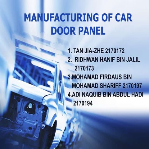 How It Is Made: Car Door Panel | PPTX