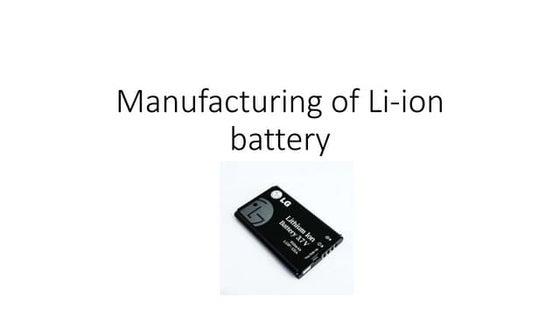 Lithium Ion Batteries, an Overview | PDF